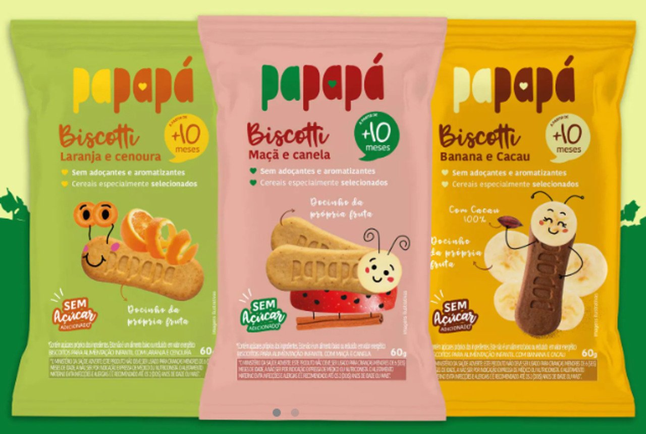 Papapá apresenta Biscotti sem açúcar para bebês a partir dos 10 meses ...