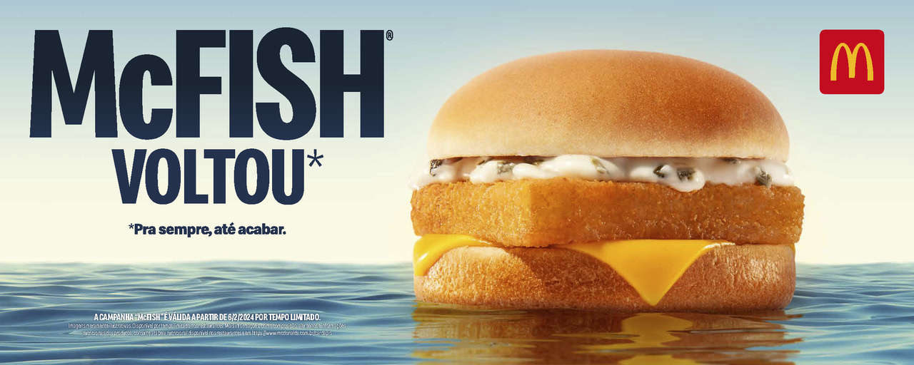 McFish retorna ao cardápio do McDonald's por tempo limitado - Marca Pop McFish retorna ao cardápio do McDonald's por tempo limitado - Marca Pop