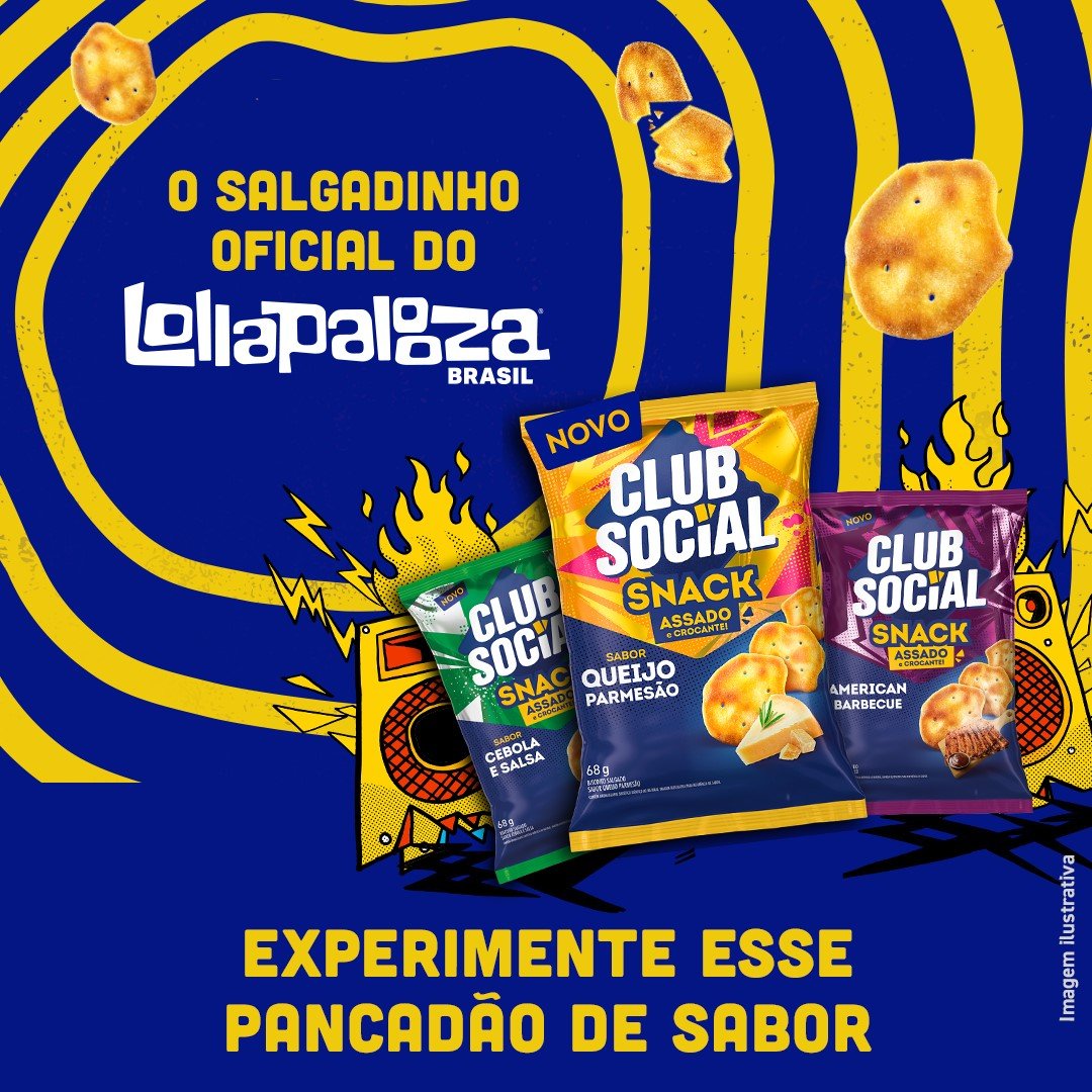 Club Social Snack retorna ao Lollapalooza Brasil com pancadão de sabor ...