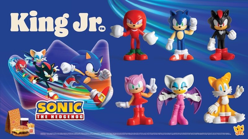 Sonic retorna ao Burger King com nova coleção de brinquedos no Combo ...